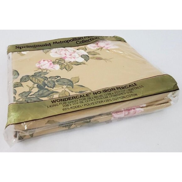 Springmaid | Bedding | Vintage Springmaid Floral Songbirds Museum Of ...